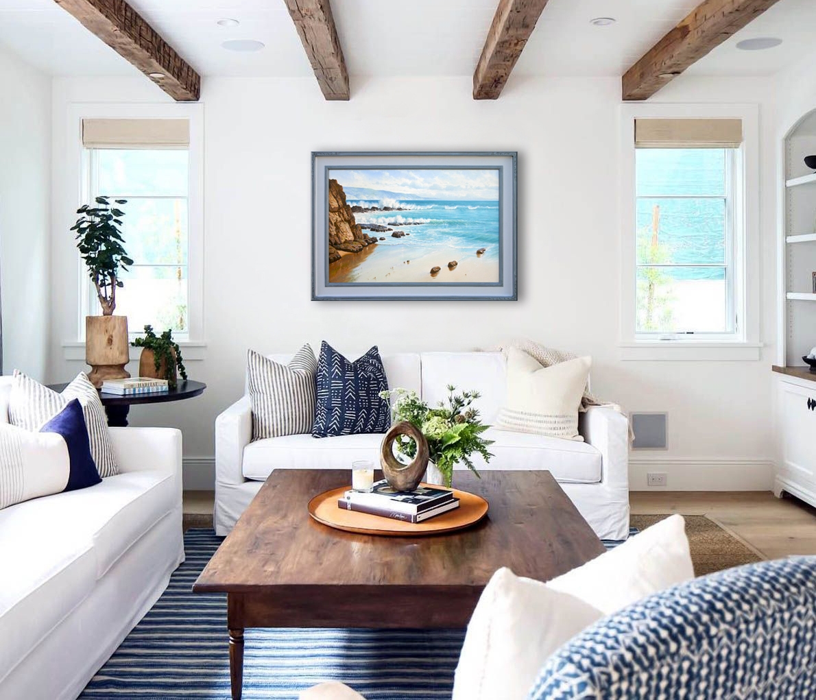 "Azure Laguna" - Lu Martin Galleries